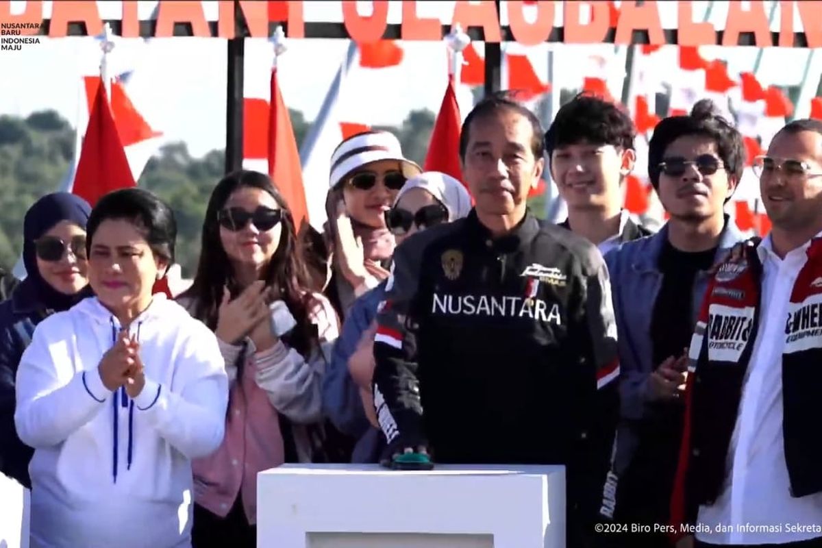 Jokowi Resmikan Jembatan Pulau Balang, Penghubung Kota Balikpapan ...