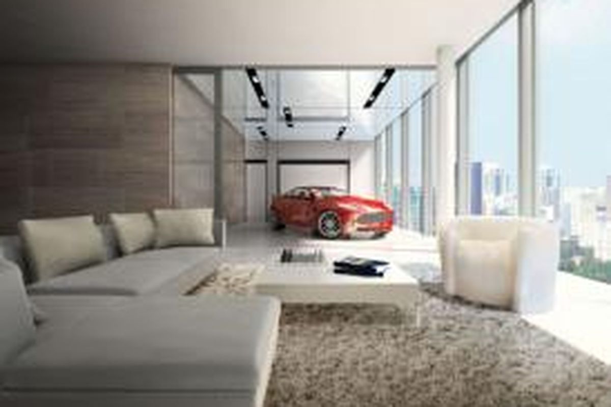 Penghuni Apartemen di Singapura Ini Bisa Parkir Mobil di Kamar