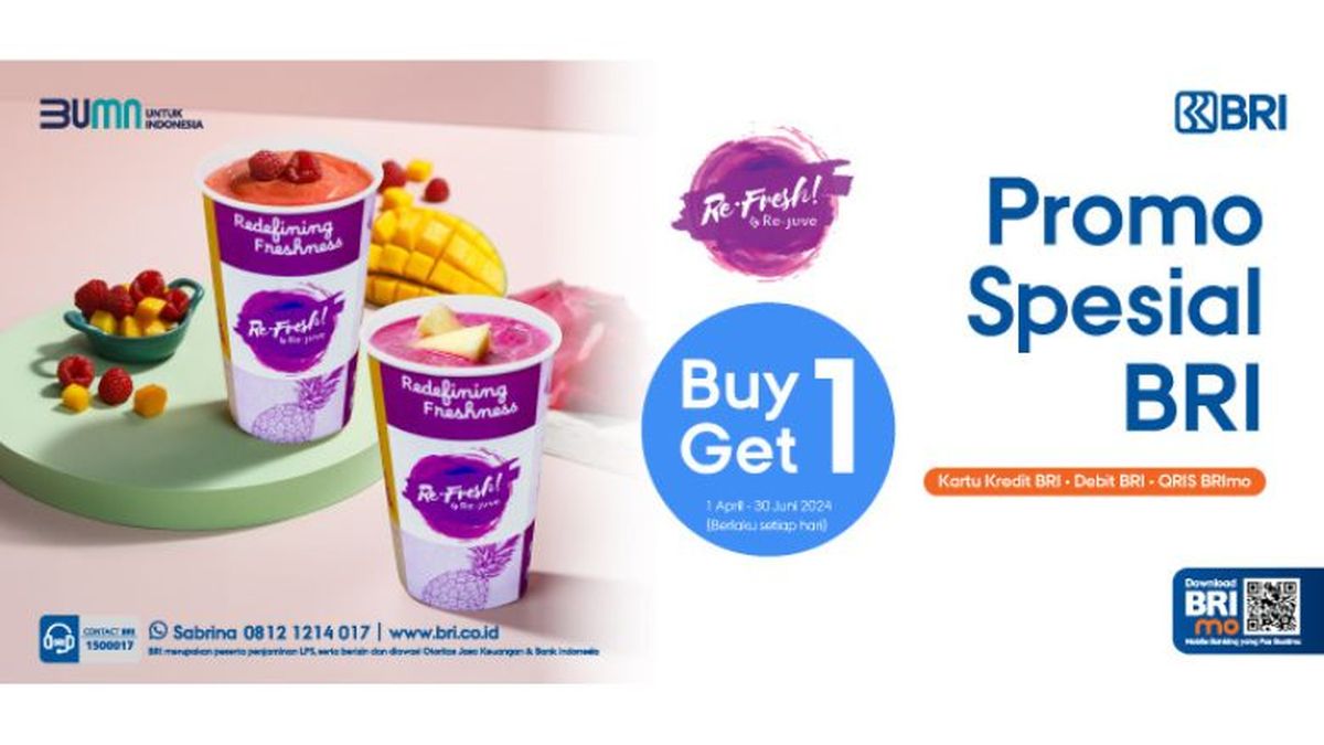 Nikmati Minuman Sehat di Re.Fresh by Re.Juve, Dapatkan Promo Spesial ...
