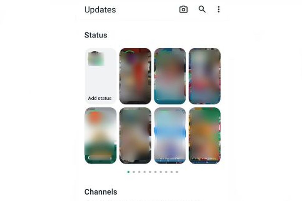 Tampilan Status WhatsApp Berubah Jadi Kotak-kotak, Bisa Intip Konten ...