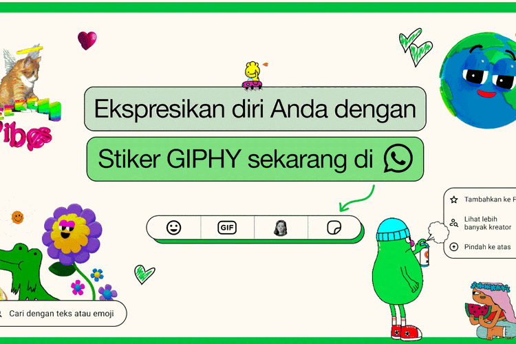 WhatsApp Rilis Fitur Baru, Kini Lebih Banyak Koleksi Stiker Animasi