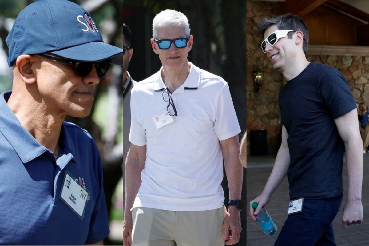 Intip Gaya Sederhana Orang Kaya Dunia Saat Kumpul, Altman dan Bos Sony ...