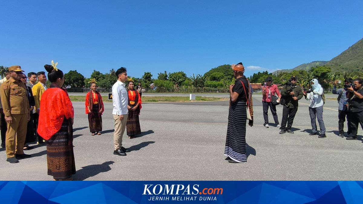 Gibran Tiba di Ende, Disambut Tarian Wanda Pere Ende dan Disematkan ...