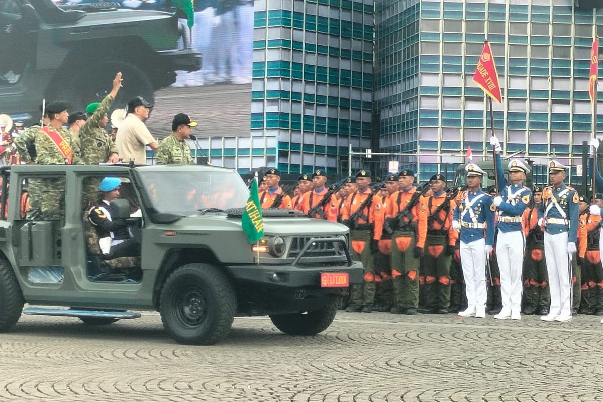 Apa Saja yang Disiapkan TNI dalam HUT Ke-80 di Monas Besok?