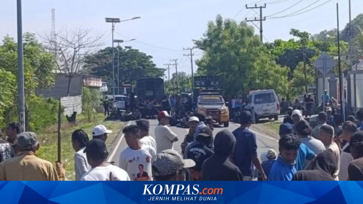 Bentrokan saat Eksekusi Lahan di Sumbawa, 3 Polisi Terluka akibat ...