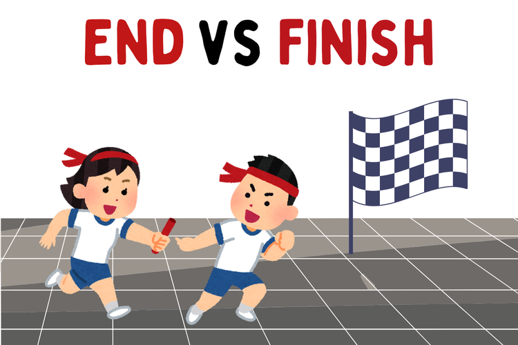 Foto : Perbedaan End dan Finish dalam Bahasa Inggris