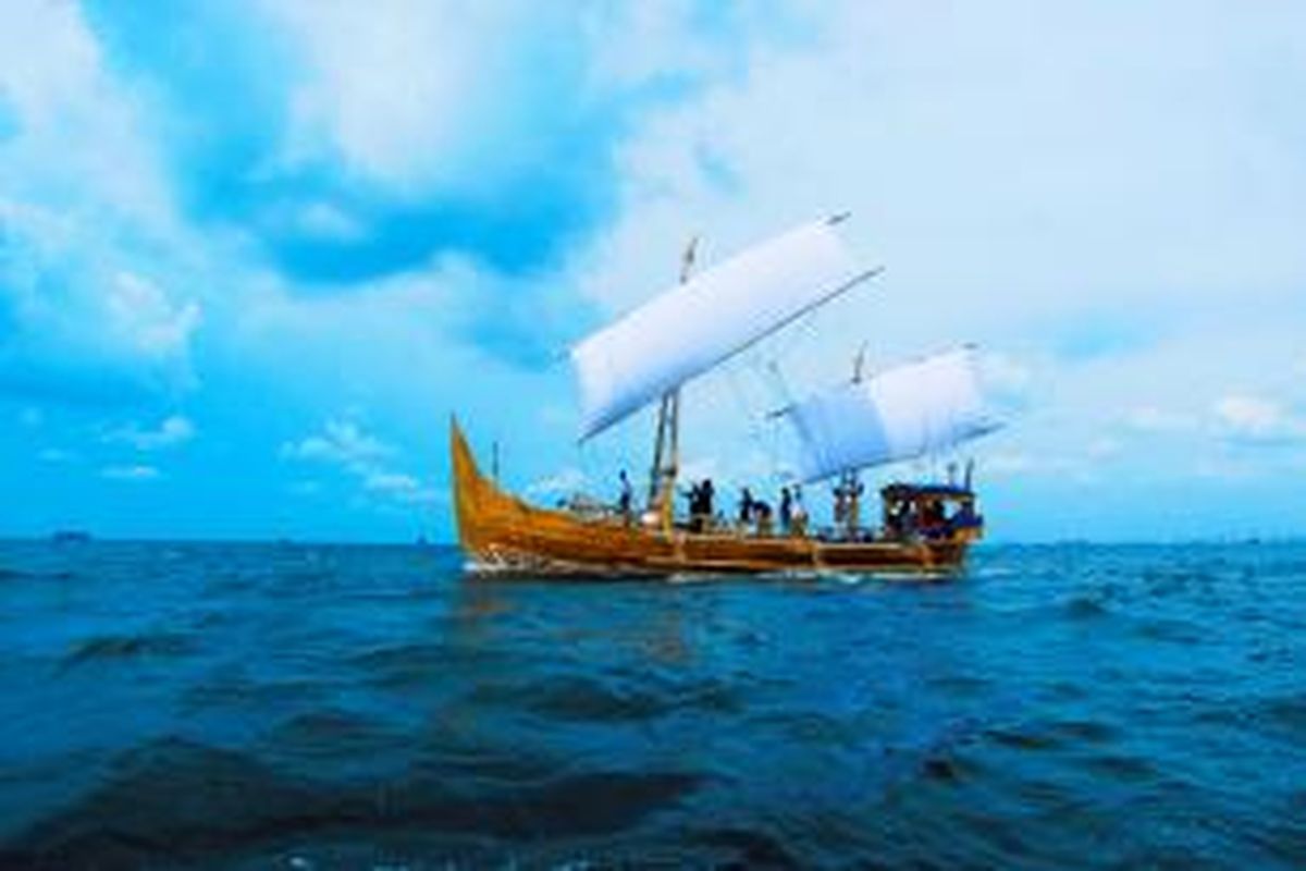 Kapal "Spirit of Majapahit" Tiba di Jepang