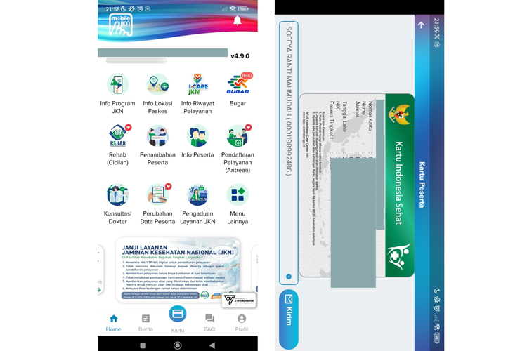 Cara Login JKN Mobile untuk Akses Kartu BPJS Online