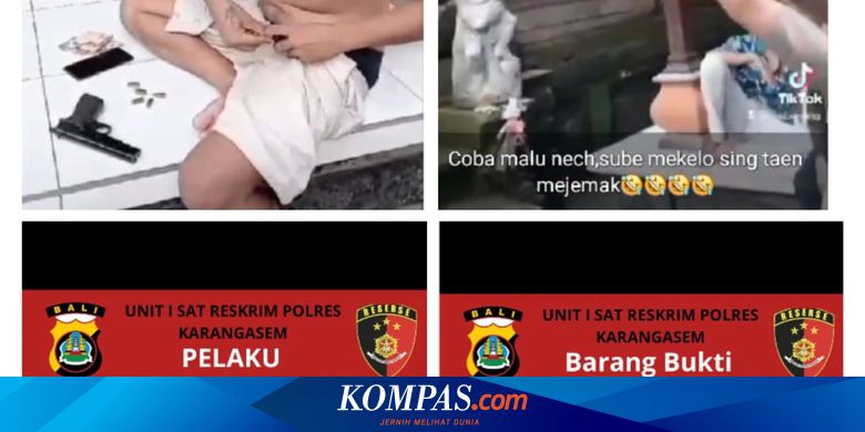 Pria Bertato di Bali Pamer Pistol di Media Sosial Berujung Ditangkap Polisi