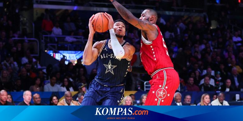 NBA All-Star 2024 Tembus 200 Poin, Tim Giannis Bekuk Tim LeBron ...