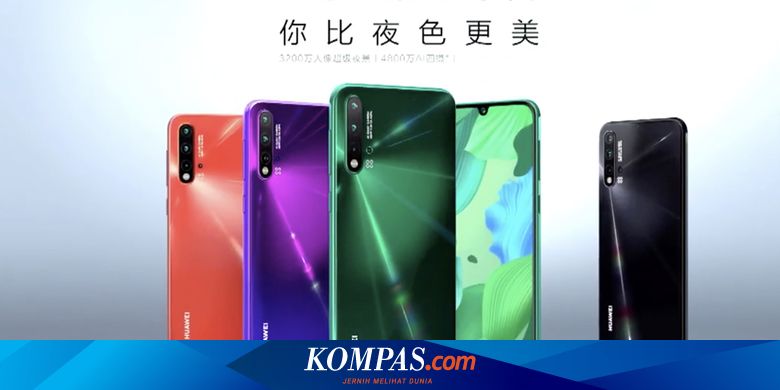 Huawei Nova 5, Nova 5i, dan Nova 5 Pro Resmi Meluncur
