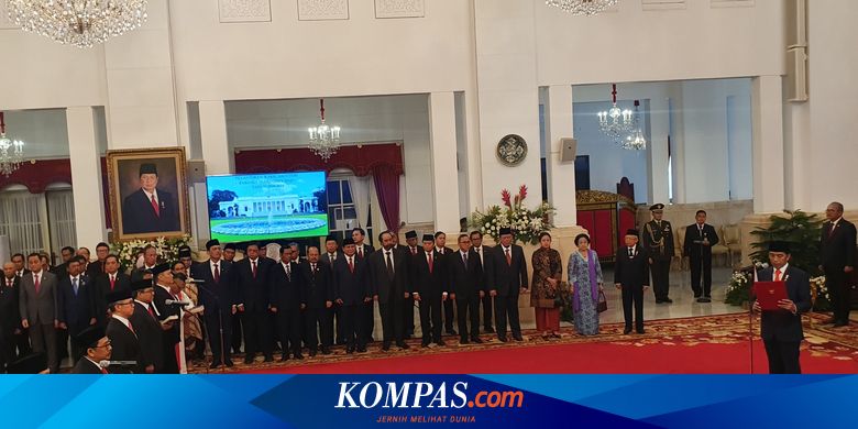Dilantik Presiden Jokowi, 12 Wakil Menteri Resmi Menjabat