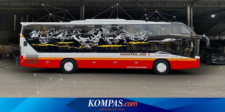 Bus Baru PO Harapan Jaya Resmi Meluncur, Pakai Livery Baru