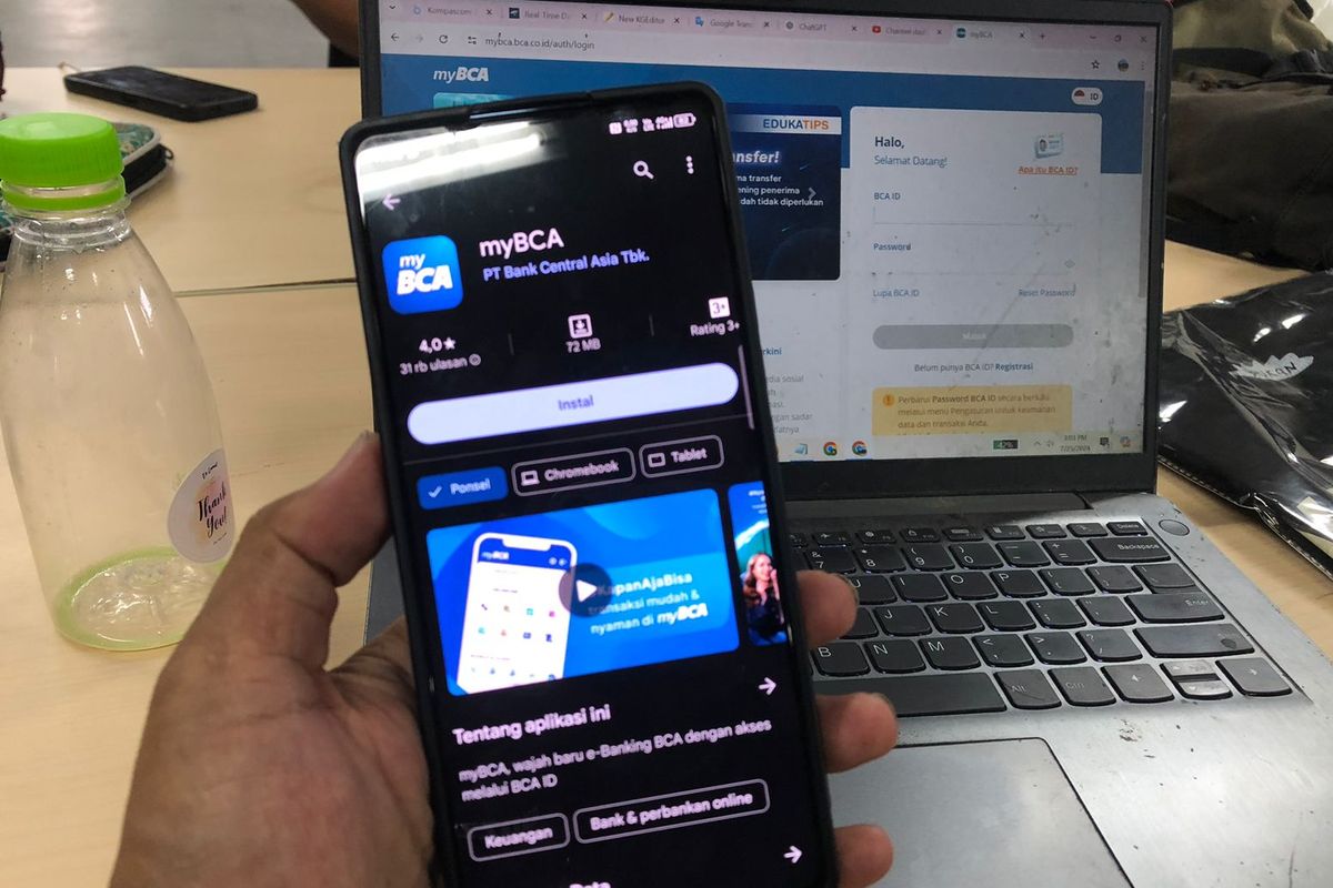 Cara Cetak Rekening Koran BCA via Mobile Banking