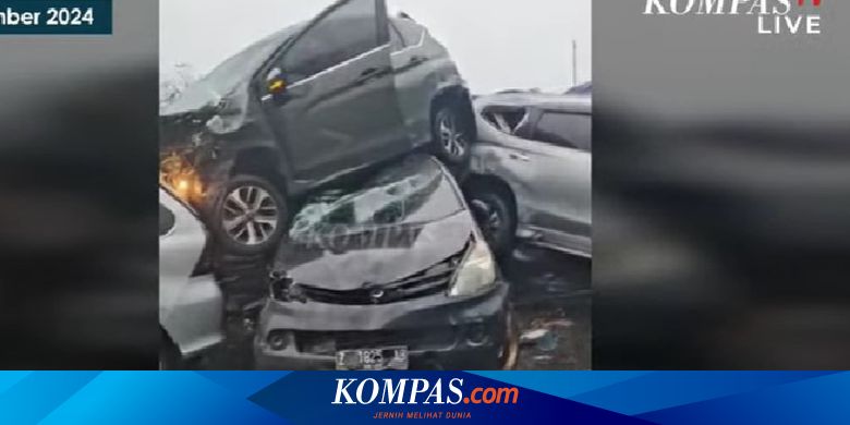 BREAKING NEWS! Kecelakaan Beruntun Tol Cipularang KM 92, Mobil Bertumpukan