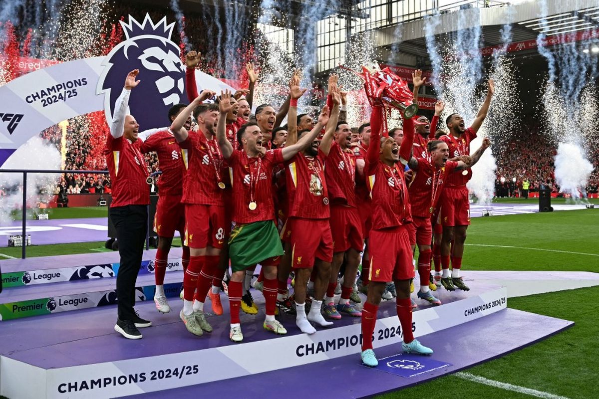 Liverpool Juara Liga Inggris, Segini Besaran Hadiahnya
