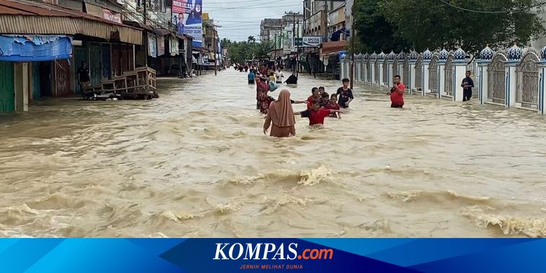 Aceh Tamiang Juga Terendam Banjir, 2.483 Warga Mengungsi