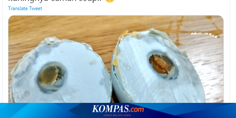 Viral Foto Kuning Telur Asin Berukuran Kecil, Bagaimana Penjelasannya?
