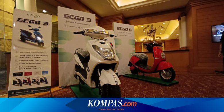 Motor Listrik ECGO EV Moto Diskon Rp 7 Juta, Harga Jadi Rp 9,1 Juta