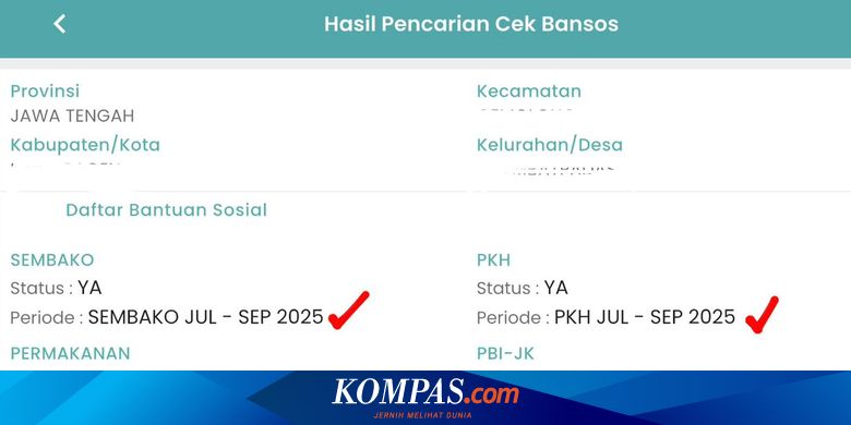 Cara Cek NIK KTP Apakah Terdaftar Bansos 2025, Lewat HP dan Situs Resmi ...
