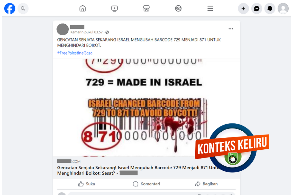 Benarkah Israel Mengubah "Barcode" Produk untuk Hindari Boikot?