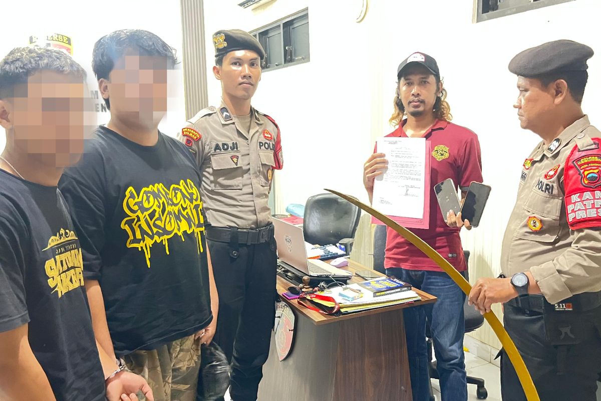 Geger Dua Pelajar di Kebumen Bawa Klewang 1,5 Meter, Diduga Hendak Tawuran