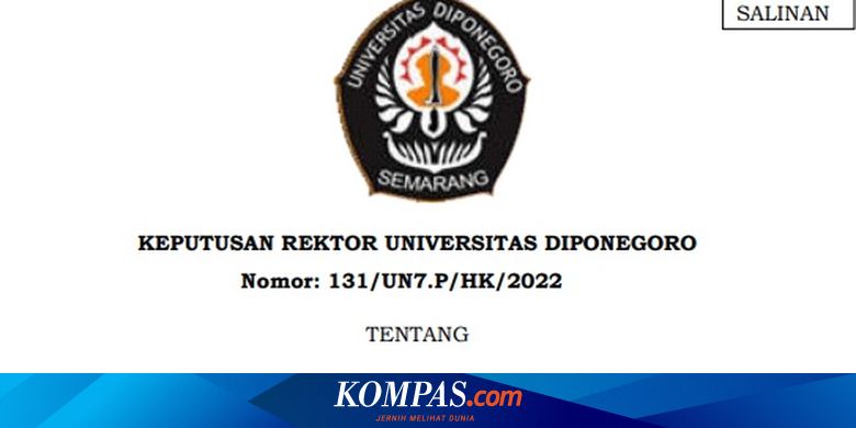 Biaya Kuliah S1 Undip 2022 Jalur SNMPTN dan SBMPTN