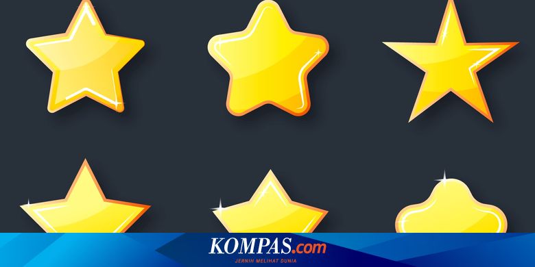 Berbentuk Asli Bulat, Mengapa Bintang Digambarkan Bersudut Lima?