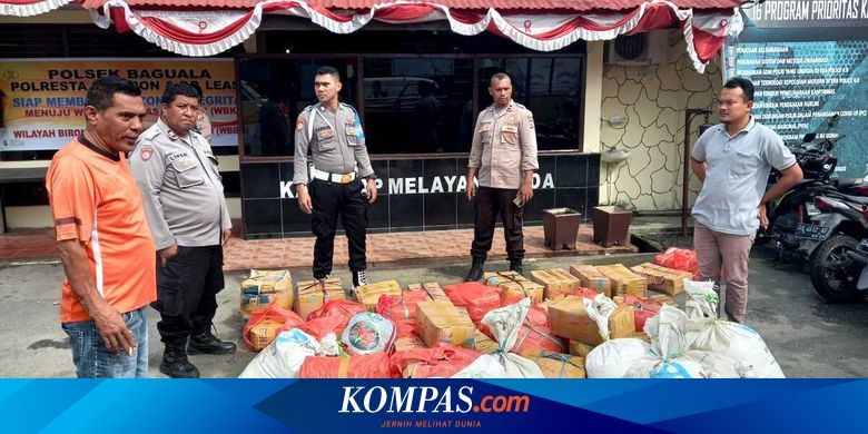 Bus di Ambon Ketahuan Bawa 1.000 Liter Miras Sopi Saat Razia Kendaraan