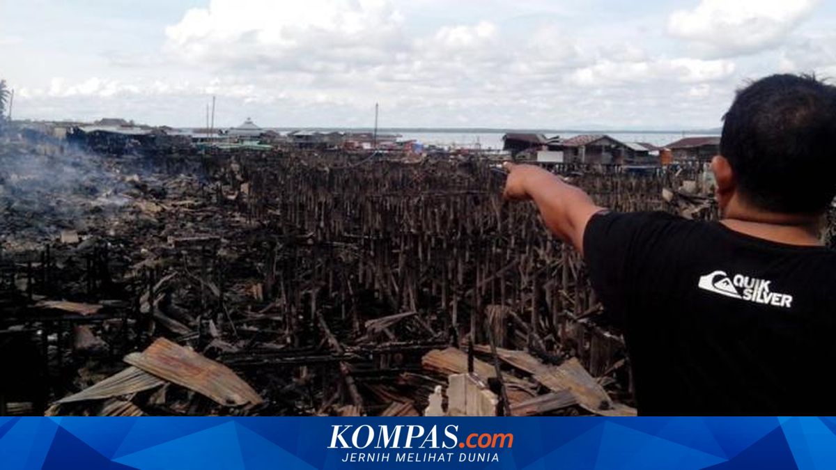Pasar Jamaker Terbakar, 3.000 Orang Kehilangan Tempat Tinggal