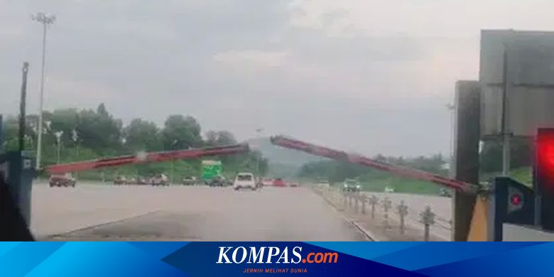 Viral Video Palang Tol Rusak, jadi Mirip Game Pinball di Komputer