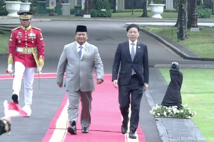 Foto : Prabowo Terima Kunjungan PM Singapura Lawrence Wong di Istana Foto : Prabowo Terima Kunjungan PM Singapura Lawrence Wong di Istana