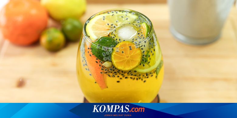 Resep Es Jeruk Campur, Minuman Segar Pakai Berbagai Jenis Jeruk