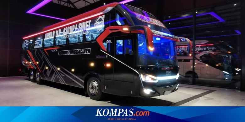 2 Bus Baru PO Sudiro Tungga Jaya Pakai Sasis Tronton Volvo