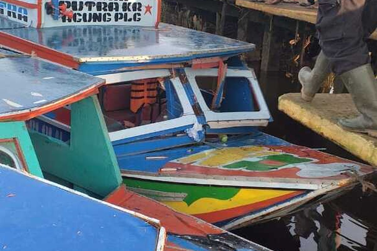 Dua "Speedboat" Bertabrakan di Muba, Penumpang Terpental, 1 Tewas dan 1 ...