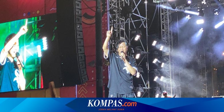 Di Atas Panggung, Armand Maulana: 2024 Lu Mau Pilih Siapa Saja Silakan ...