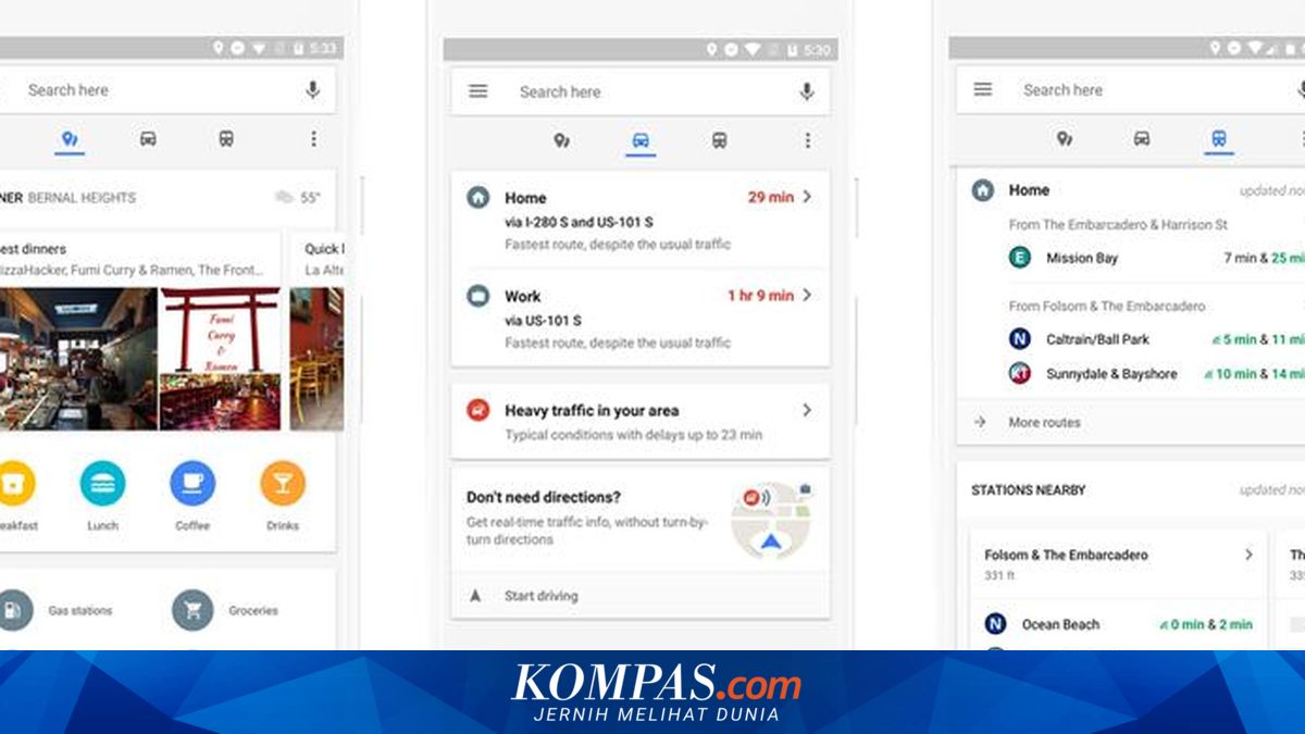 Google Maps di Android Dirombak, Apa yang Berubah?