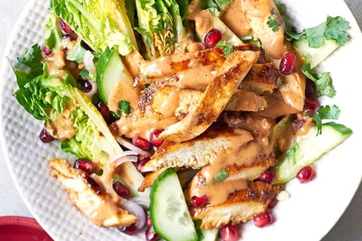 Resep Salad Sate Ayam, Menu Sehat Kaya Protein