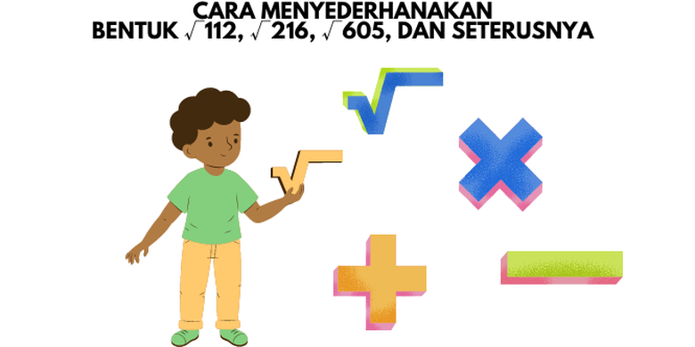 Cara Menyederhanakan Bentuk Akar 112, 216, 605, dan Seterusnya