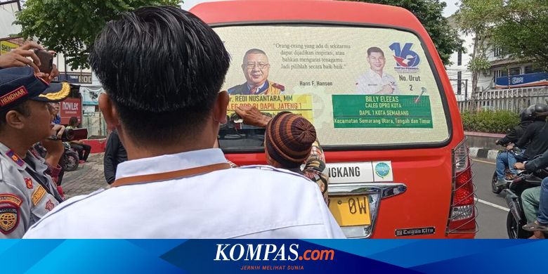 Curhat Sopir Angkot Semarang, Dibayar Rp 200.000 agar Poster Caleg ...