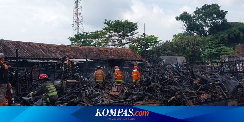 151 Kios di Pasar Besi dan Burung Tasikmalaya Hangus Terbakar, Diduga akibat Korsleting