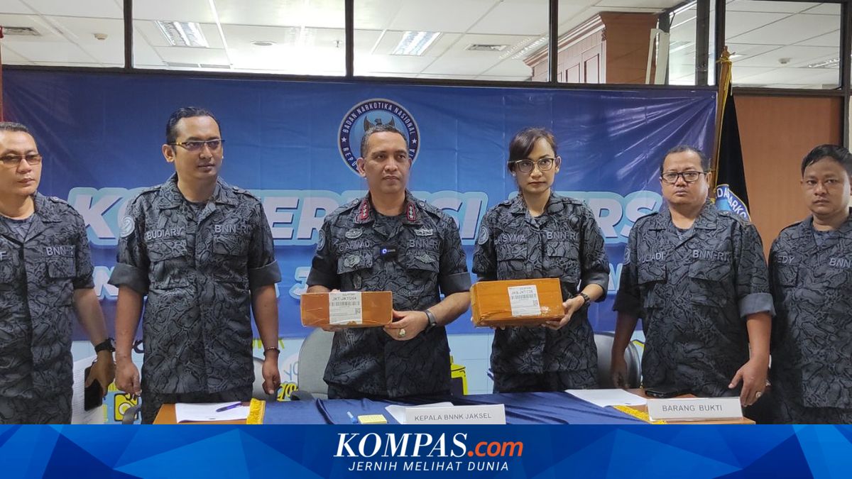 1,4 Kilogram Ganja yang Disita BNN Diduga Akan Diedarkan Sebelum Lebaran
