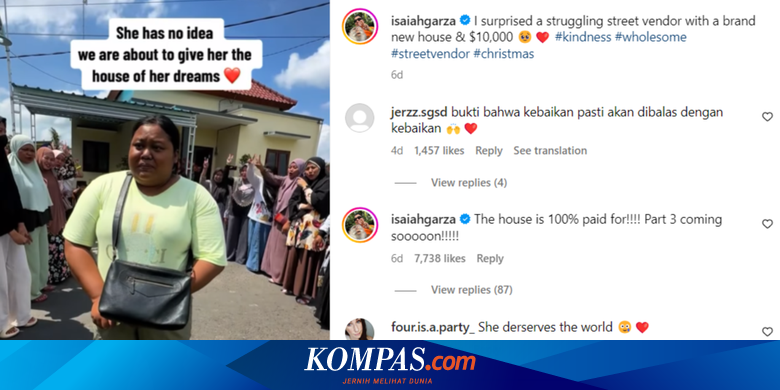 Awal Mula Penjual Donat di Bali Diberi Rumah dan Uang Rp 155 Juta oleh Desainer AS Isaiah Garza