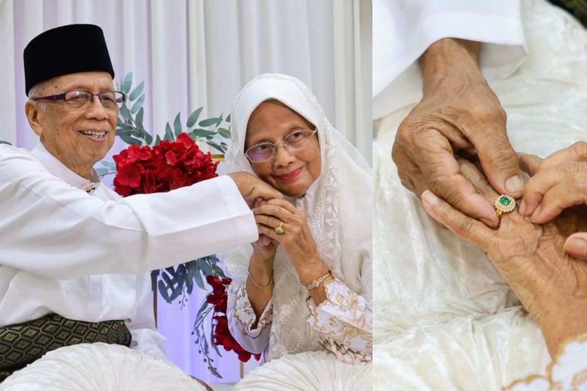 Kenalan Sekolah 50 Tahun Lalu, Pasangan Ini Menikah di Usia 77 dan 81