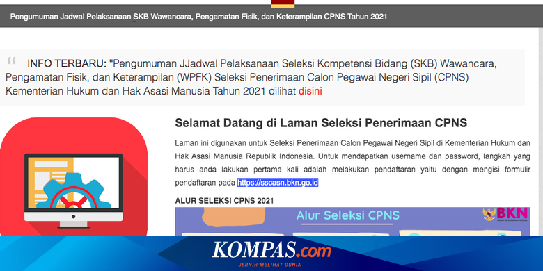 Catat, Ini Jadwal dan Lokasi SKB Wawancara CPNS Kemenkumham 2021