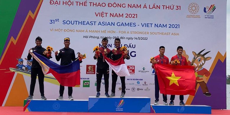 Rowing Team Wins Indonesia’s First SEA Games Gold in Vietnam