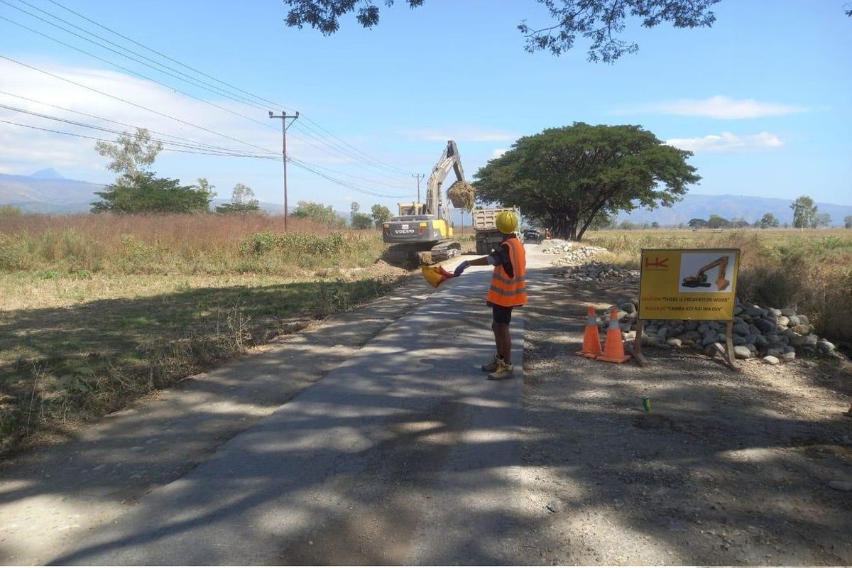 Hutama Karya Garap Proyek Rehabilitasi Jalan di Timor Leste