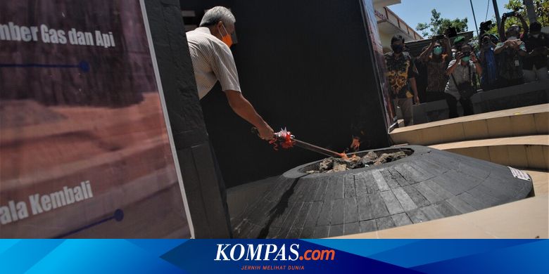 Kobaran Api Abadi Mrapen Kini Lebih Tinggi ketimbang Sebelumnya, Ini ...