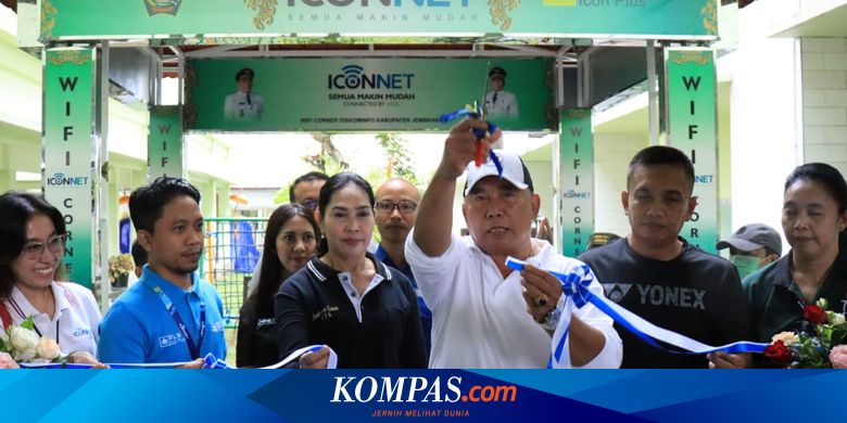RSU Negara Luncurkan WiFi Corner dan Bank Sampah, Bupati Tamba Berikan Apresiasi
