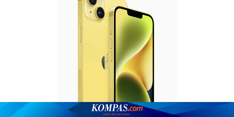 Buka Pre-Order Hari Ini, Berikut Harga Resmi iPhone 14 Warna Kuning
